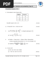 As Level Statistics p1 Past Papers | PDF