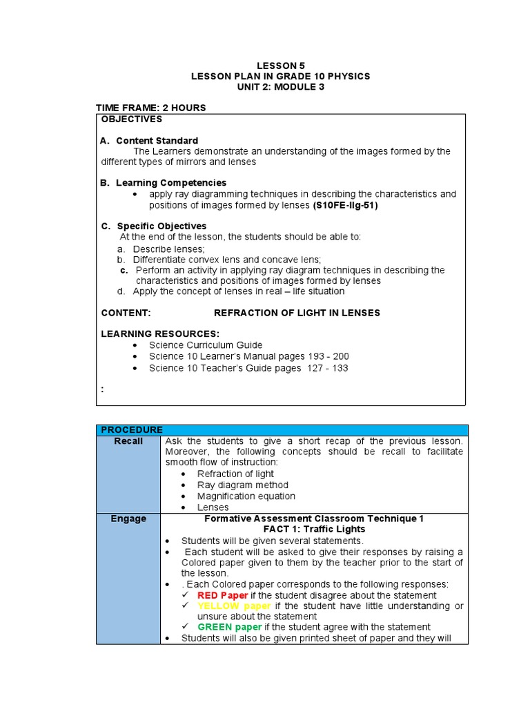LP5 Lenses 1 | PDF | Behavior Modification | Learning