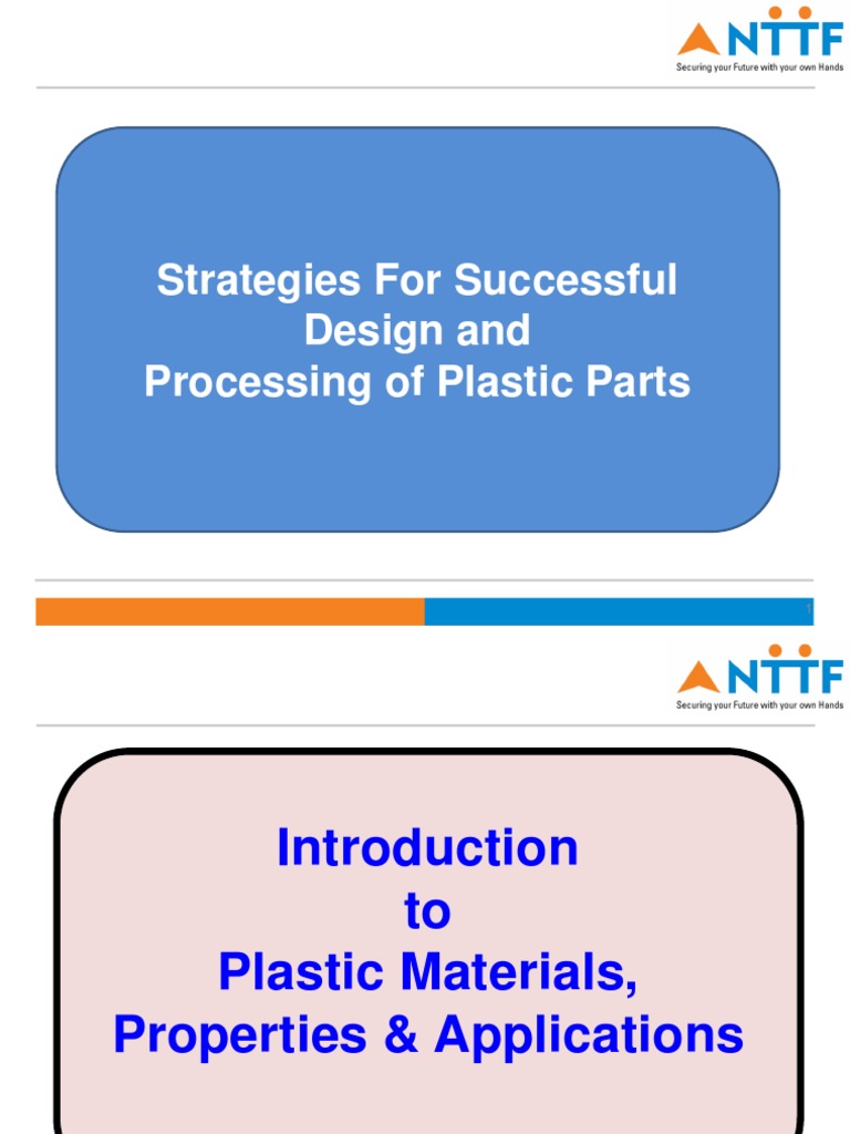 01.introduction To Plastic Materials, Properties and Applications PDF ...