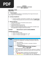 Lesson Plan - LIGHT G10 | PDF | Mirror | Light