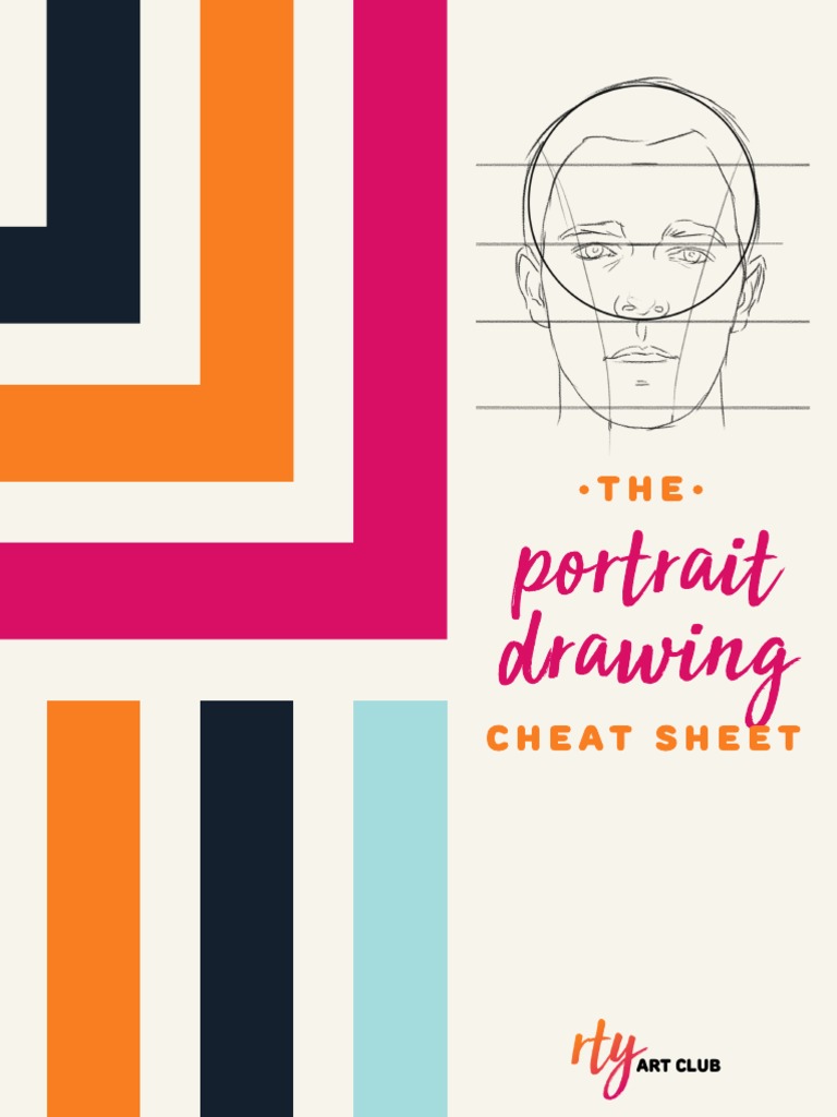Portrait Drawing Cheat Sheet 2 PDF | PDF
