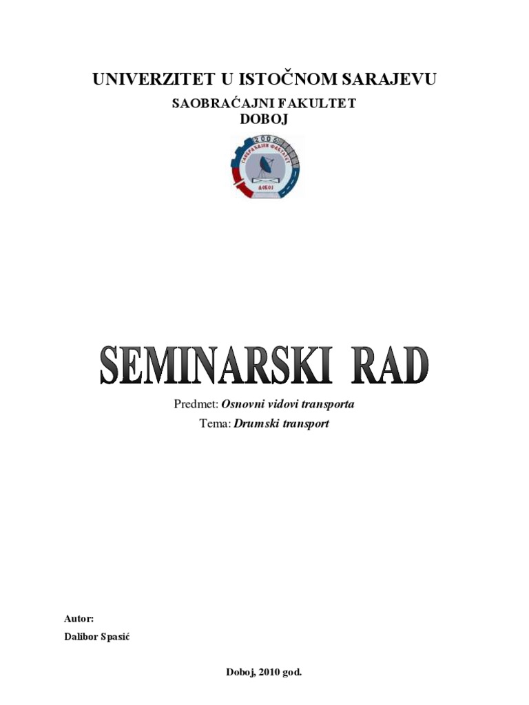 Drumski Transport | PDF