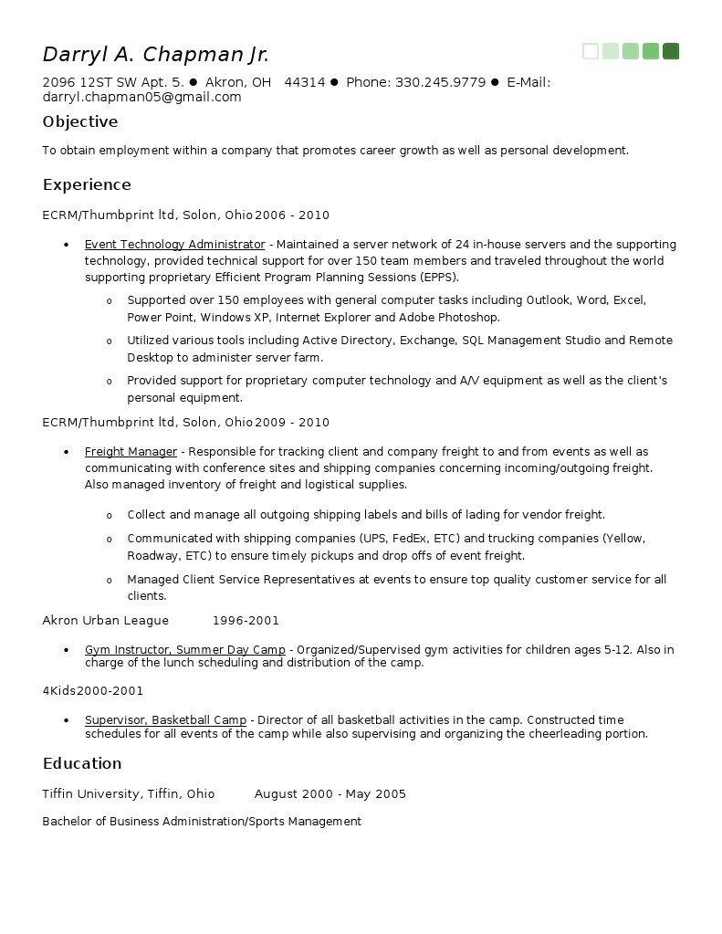 Darryl Resume New | PDF | Cargo | Microsoft Windows