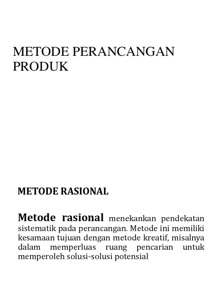 3 Metode Rasional | PDF