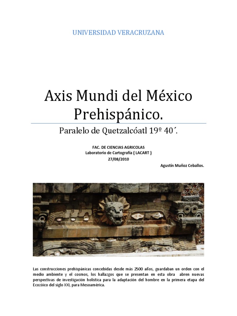 Axis Mundo Del Mexico Prehispanico | PDF | Naturaleza | Science
