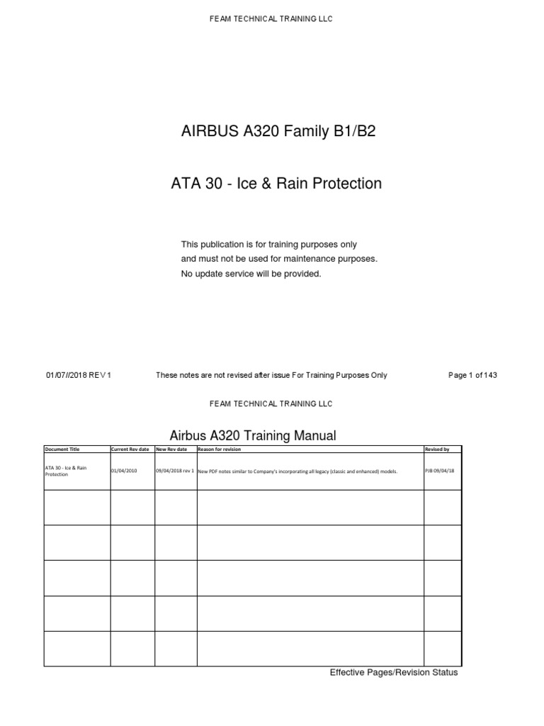 ATA 30 - Ice & Rain 09-04-18 PDF | PDF | Valve | Power Supply