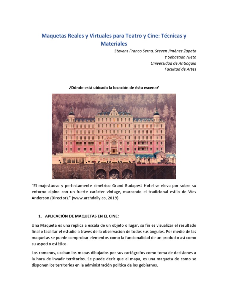 Exposición Escenografia Maquetas Teatro Cine Sebastian Stevens Y Steven ...