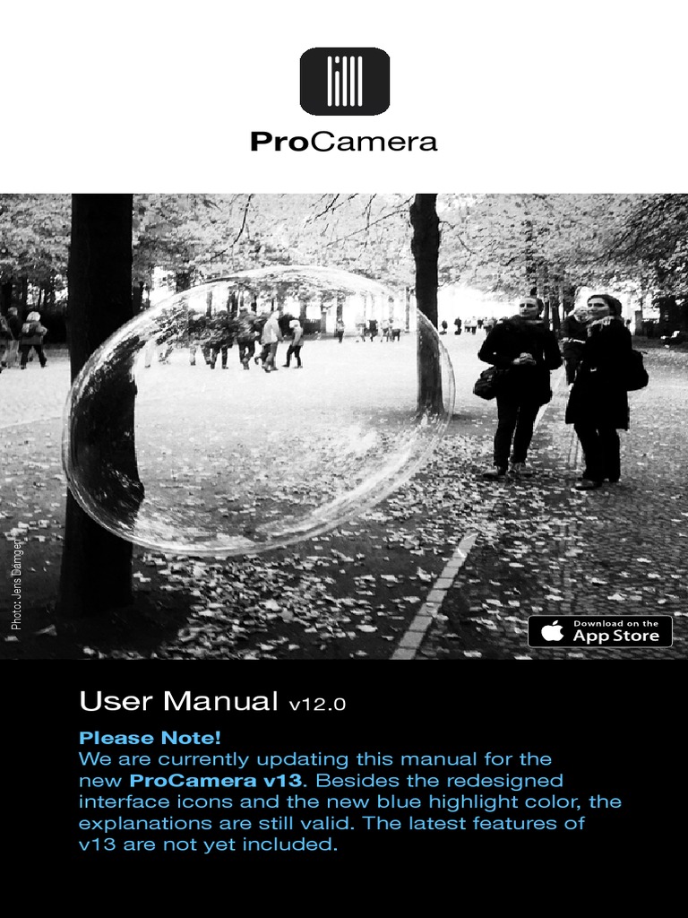ProCamera Manual en | PDF | Exposure (Photography) | High Dynamic Range ...