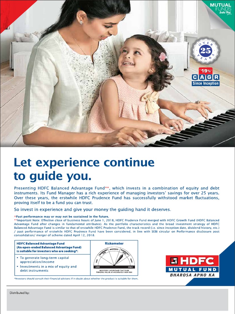 HDFC Balanced Advantage Fund Leaflet - April 2019 - 0 | PDF