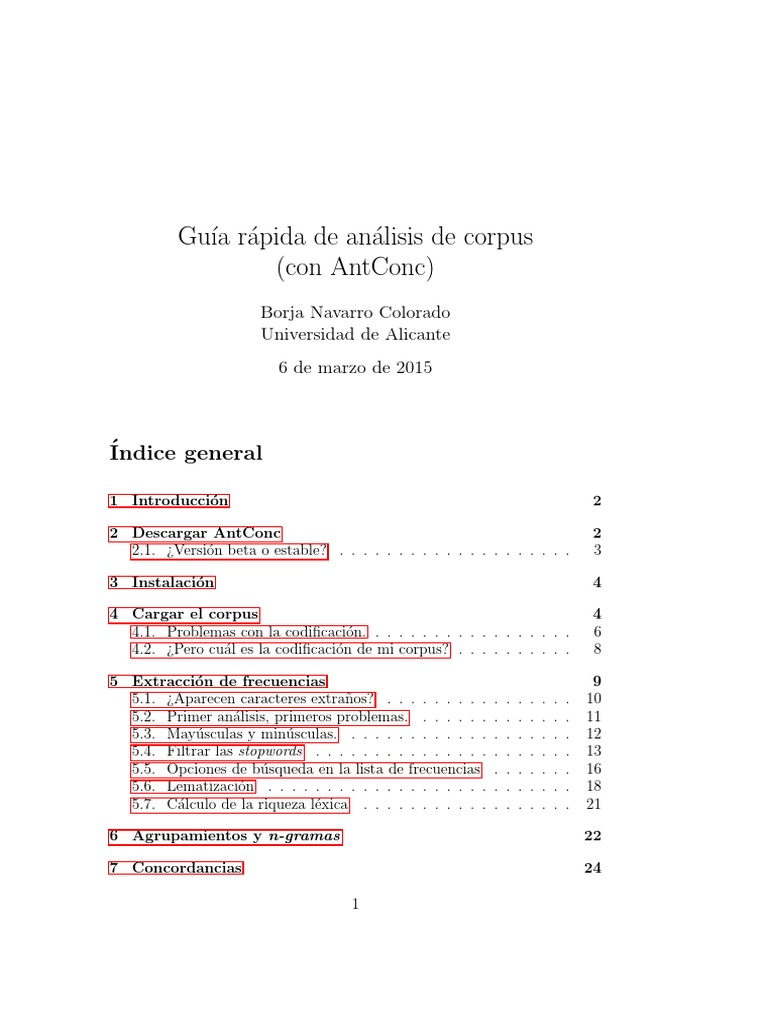 Antconc Manual PDF | PDF | Expresión regular | Palabra