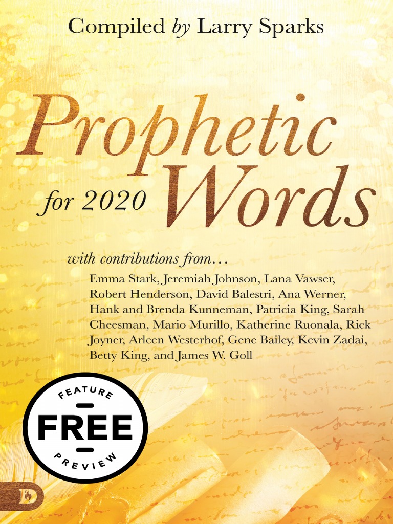 Prophetic Words For 2020 BBL Bailey | PDF | New King James Version ...