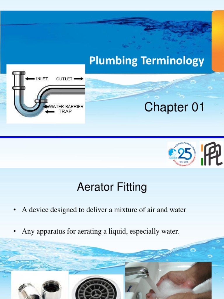 Chapter 1 - Plumbing Terminology PDF | PDF | Plumbing | Building Technology