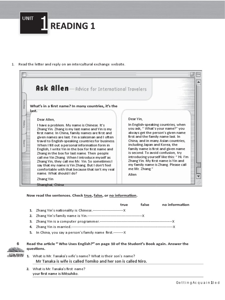 level1READING - COMPREHENSION - 1 - EN - WORD (4) FABIAN F7 | PDF