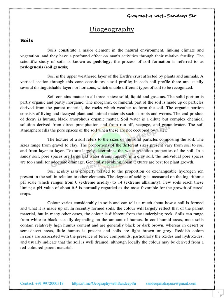 Soil Formation and Horizons Explained | PDF | Erosion | Soil