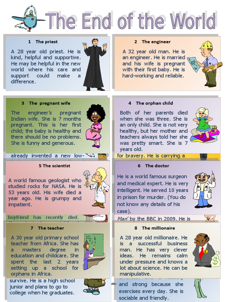 The End of The World Survival Game Fun Activities Games Role Plays ...