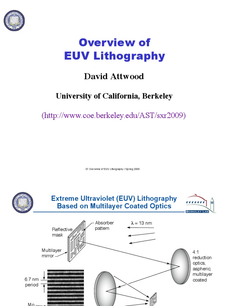 EUV Lithography 2009 | PDF | Photolithography | Semiconductors
