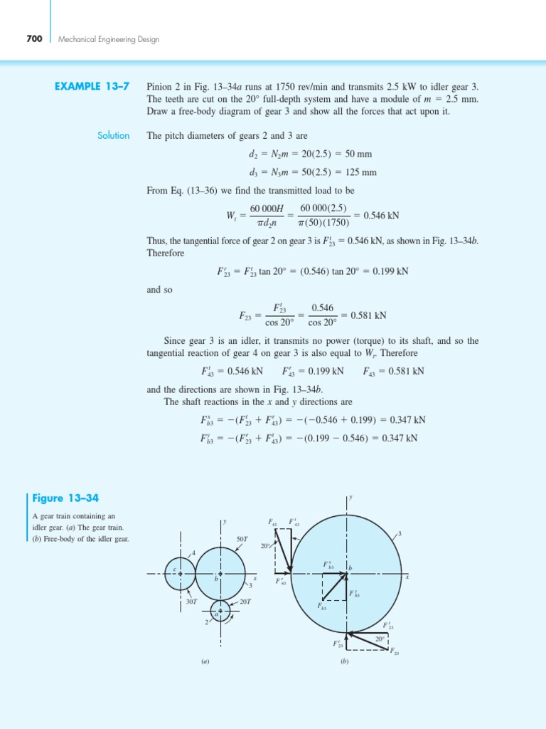 Shigleys Mechanical Engineering Design 1-723-724 | PDF | Gear | Mechanics