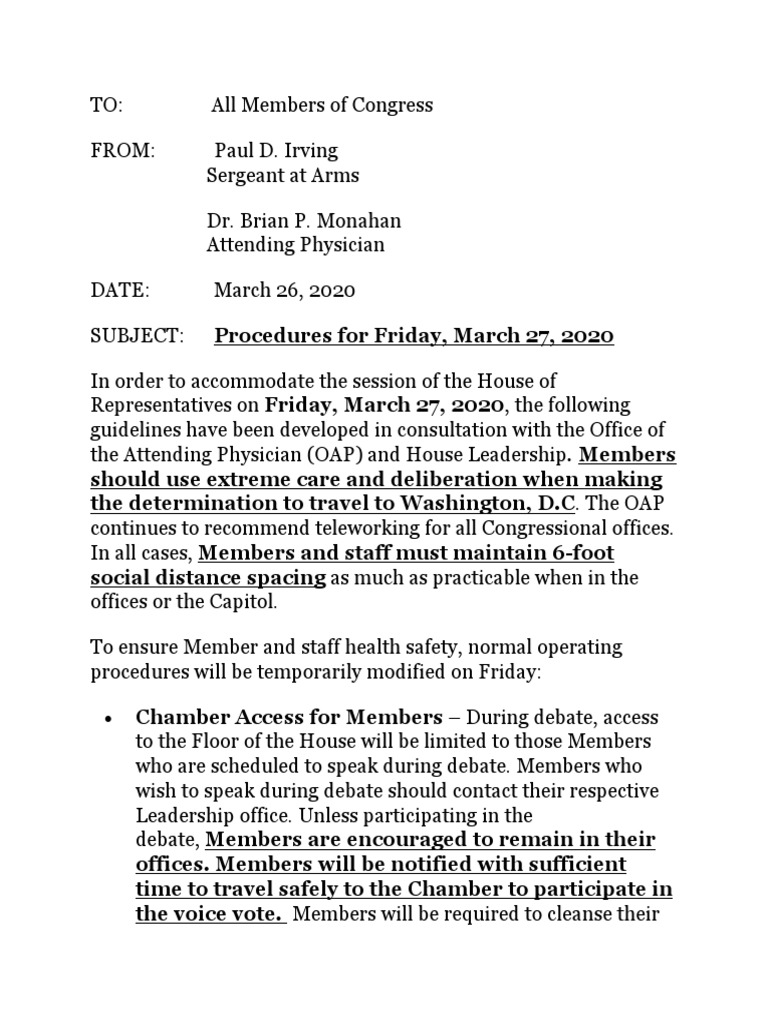 Extreme Security Measures Memo | United States Capitol | United States ...