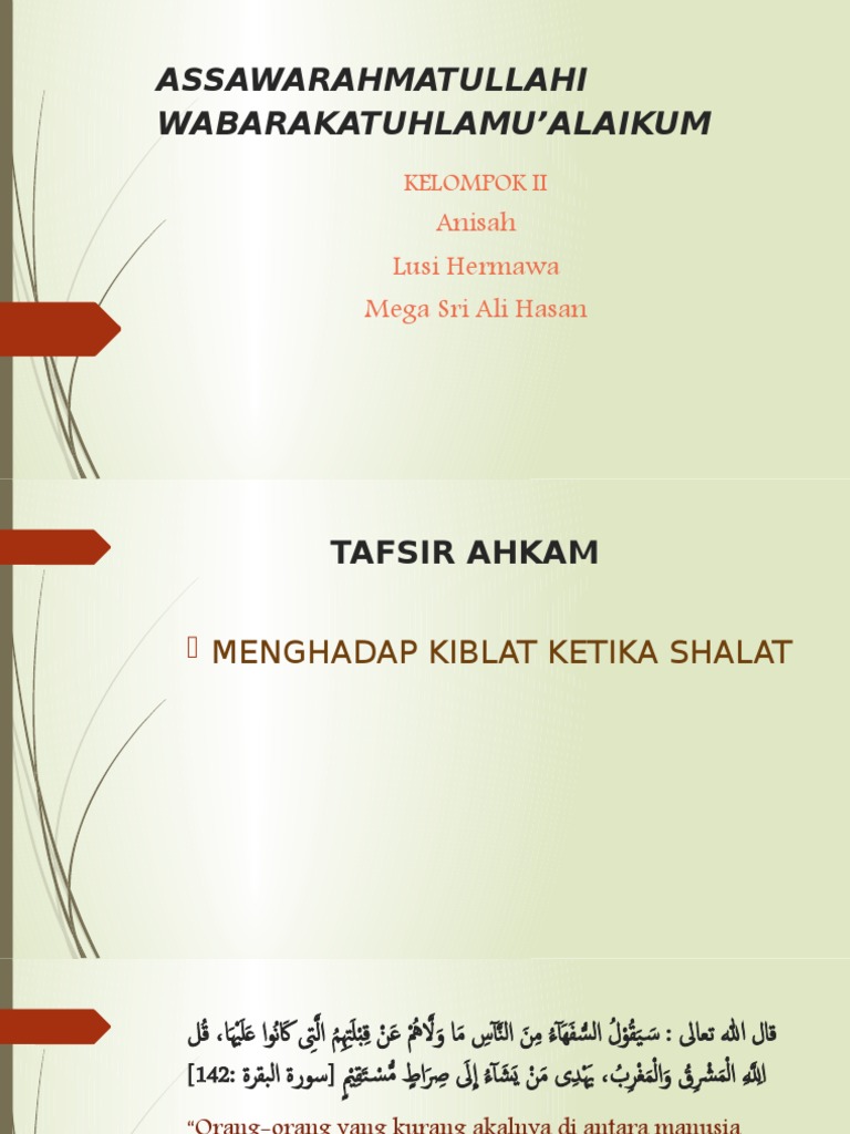 Tafsir Ahkam | PDF