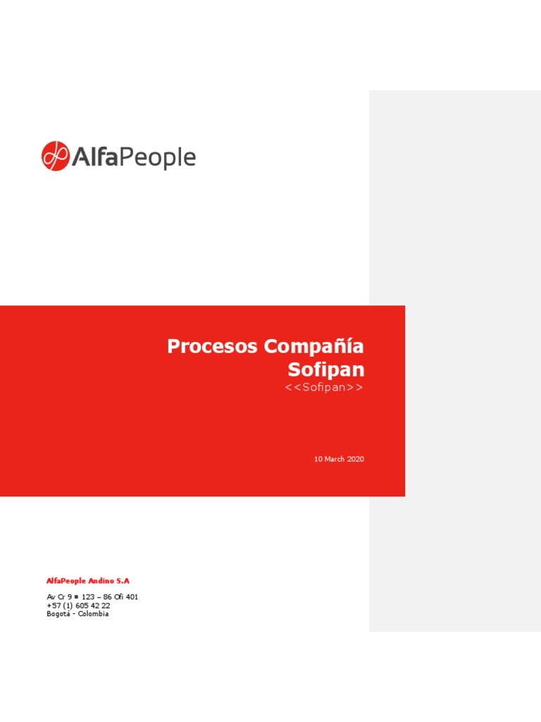 Levantamiento Informacion SOFIPAN | PDF | Inventario | Factura