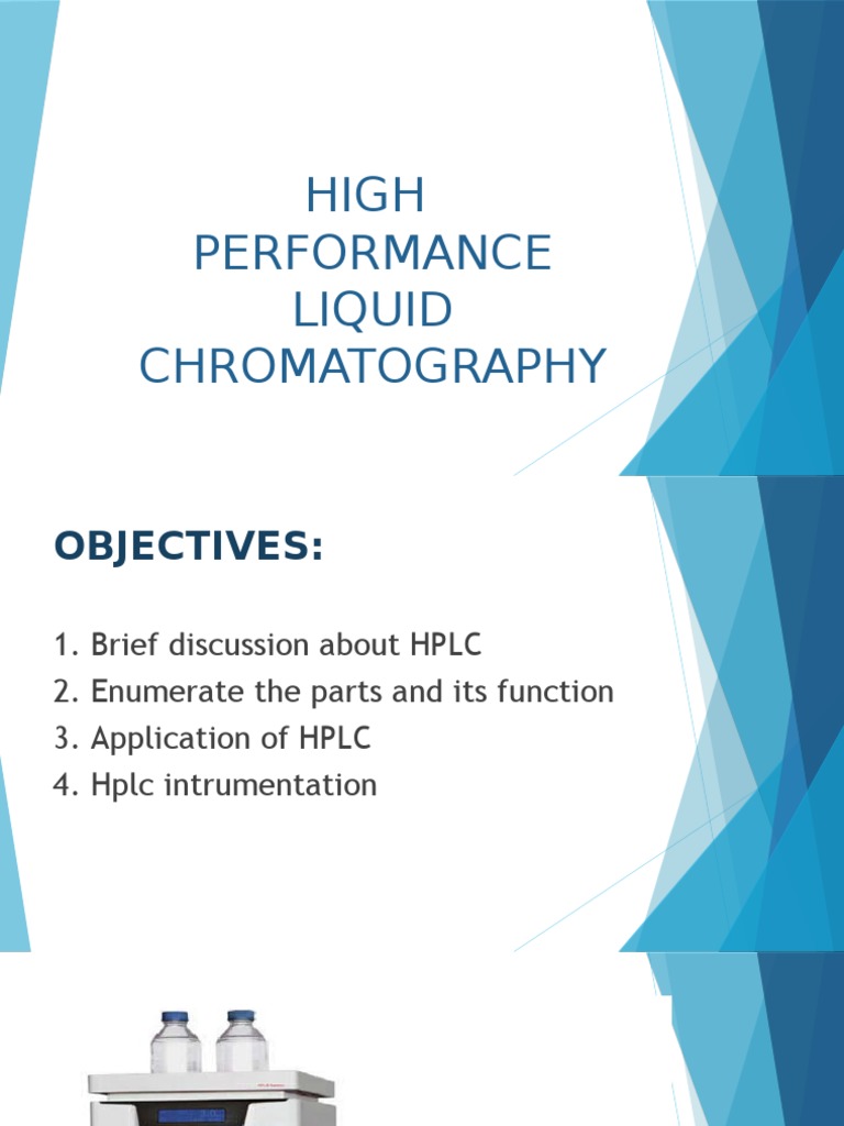 Introduction of HPLC | PDF | High Performance Liquid Chromatography ...