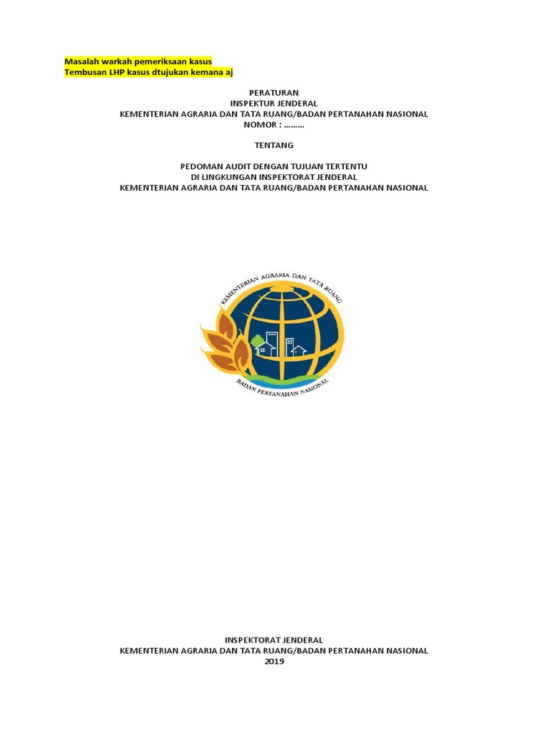 Pedoman Audit Tertentu | PDF