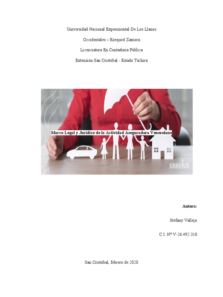 Actividad Aseguradora De Venezuela Pdf Reaseguro Seguro 3399