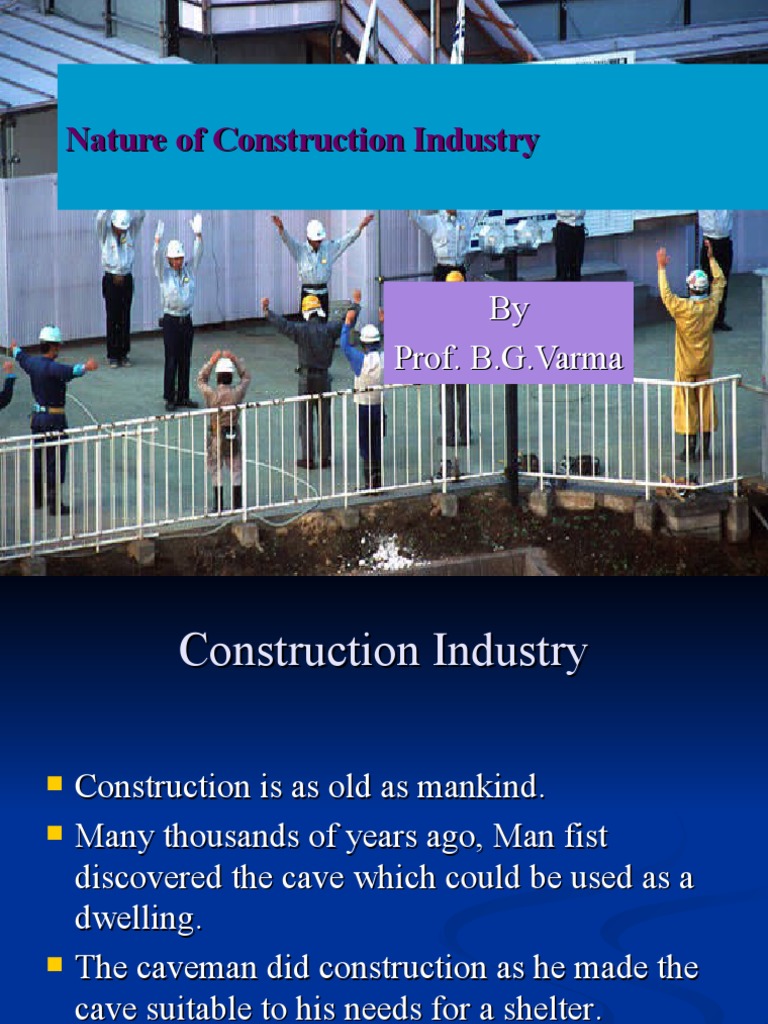 Nature of Construction Industry | PDF | Infrastructure | Economies