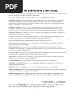 Definición y Tipos de Destreza | PDF | Pensamiento crítico | Toma de ...