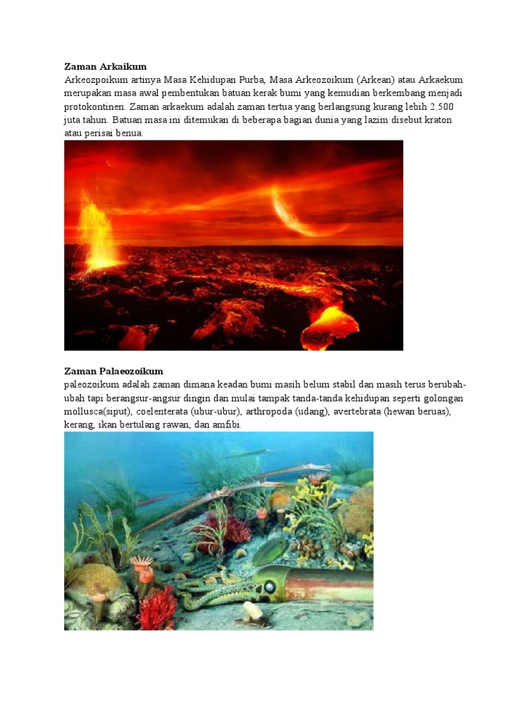 Zaman Arkaikum | PDF
