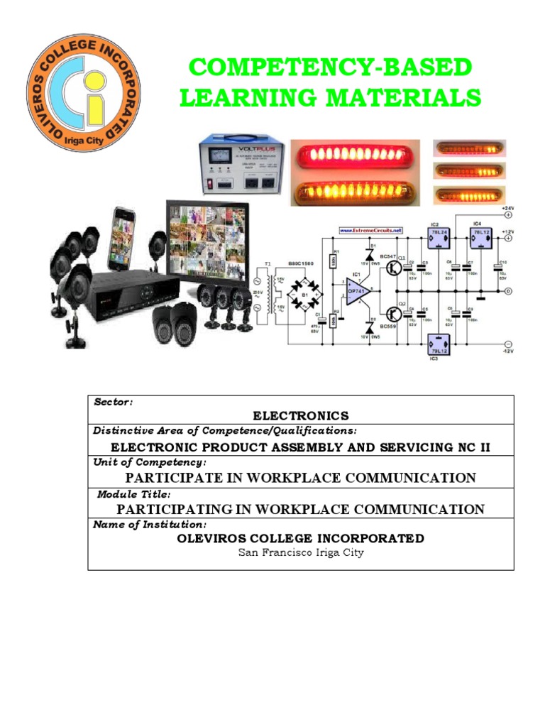 1 Yoyoy 1 CBLM BASIC - PARTICIPATING IN WORKPLACE COMMUNICATION | PDF | Adverb | Verb