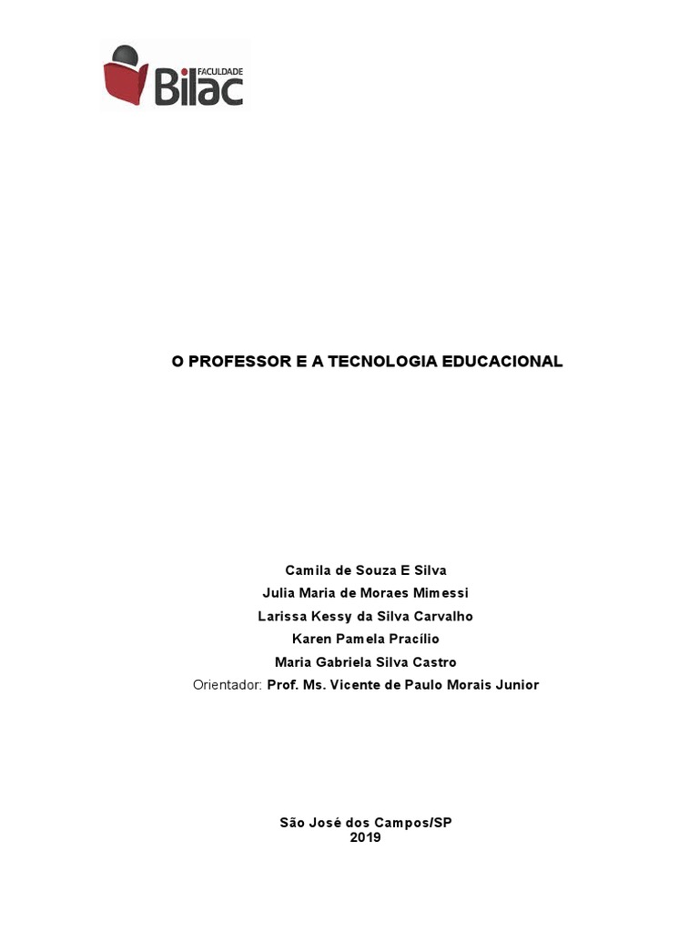 Modelo de TCC | Download grátis PDF | Educação Especial | Internet