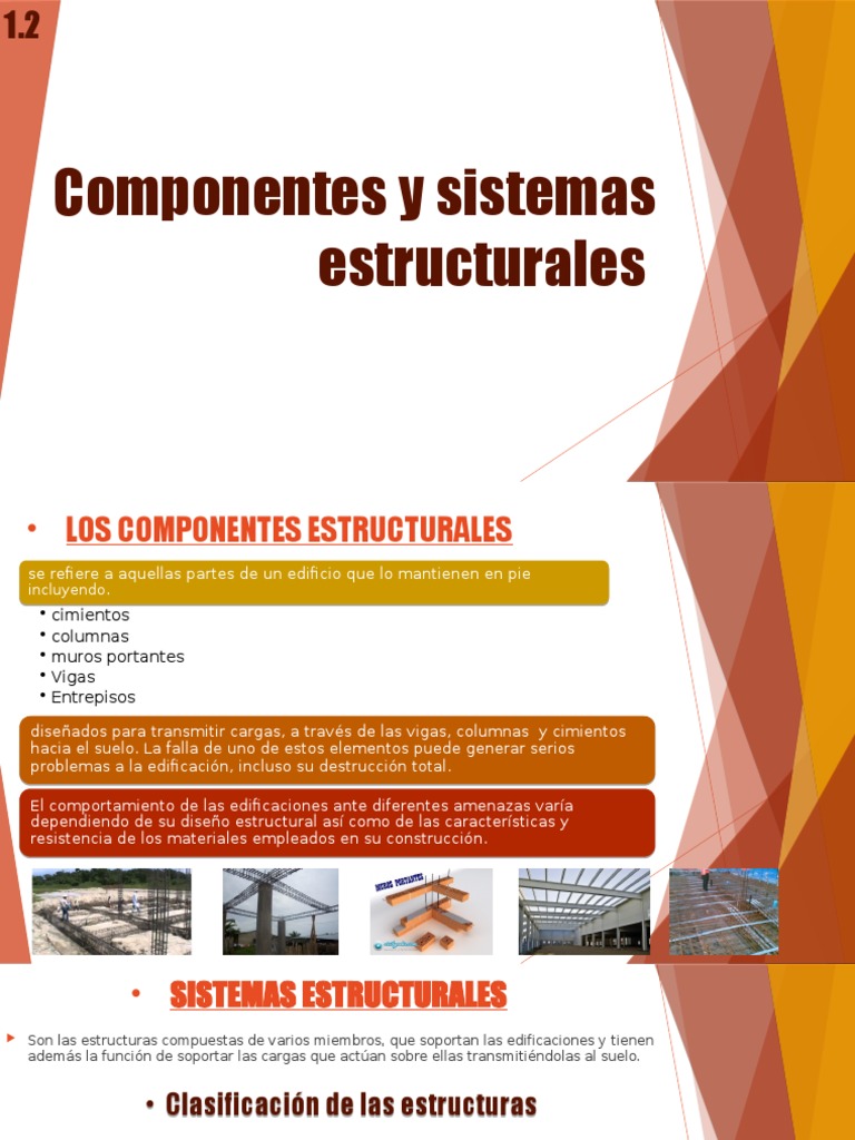 Componentes y Sistemas Estructurales | PDF | Columna | Fundación ...