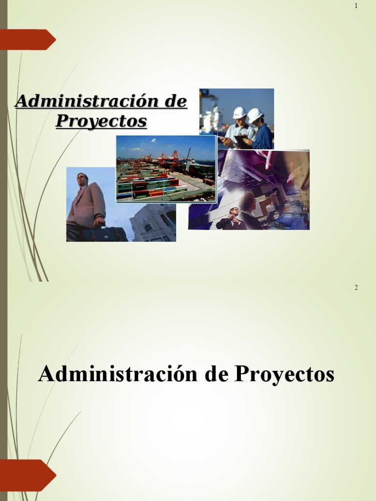 Admon de Proyectos | PDF | Planificación | Gestión de proyectos