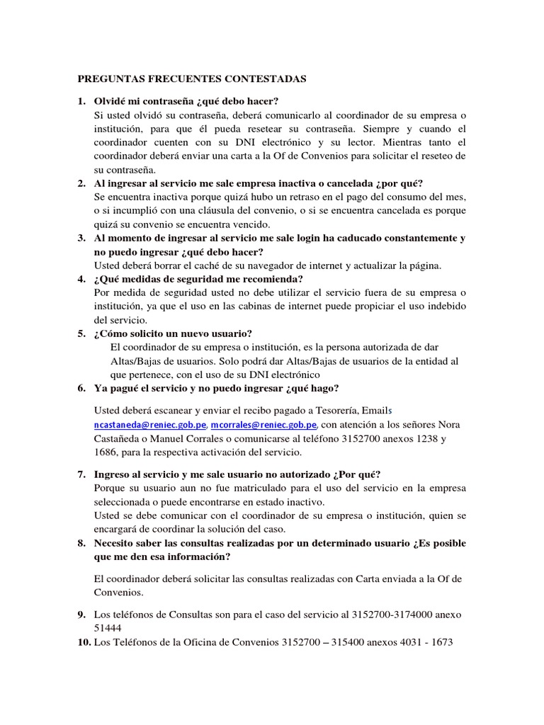 Ayuda Reniec | PDF | Contraseña | Script Java