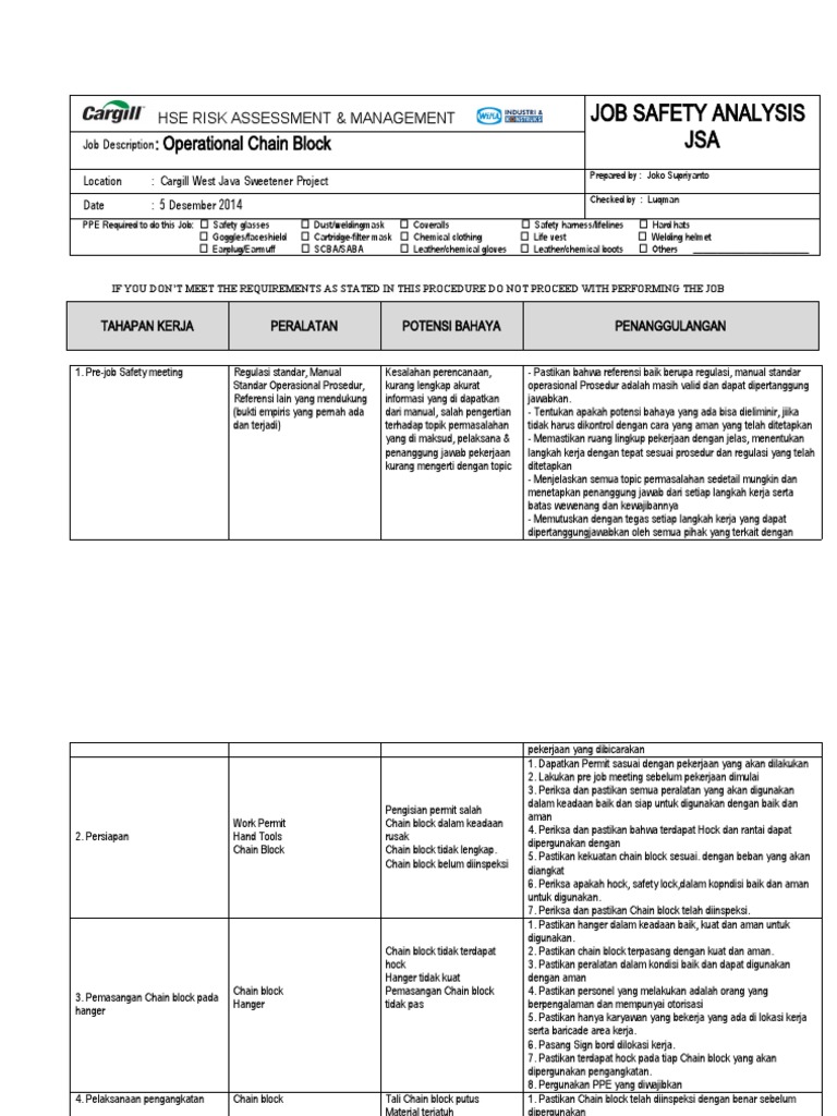 Jsa Chain Block | PDF