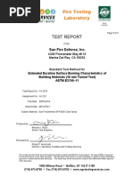 ASTM E84 Standard Fire Test Method | PDF | Duct (Flow) | Gases