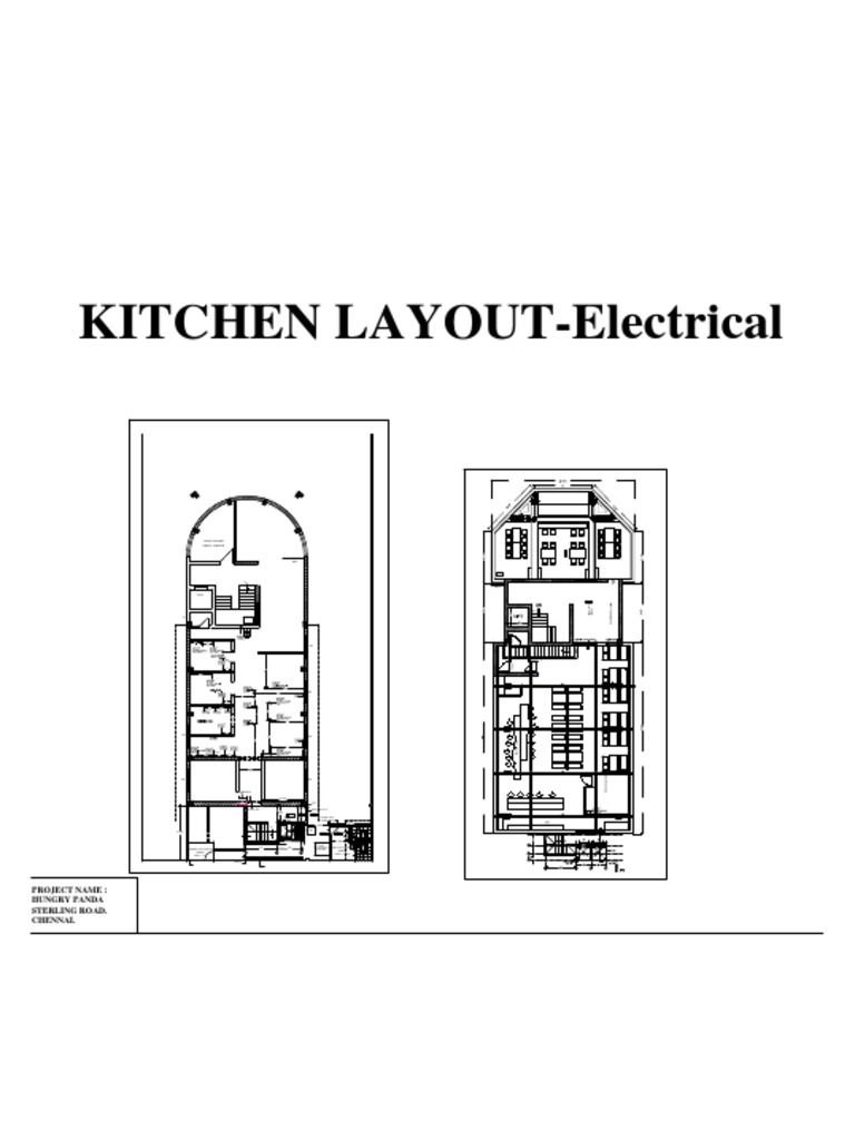 Revised Kitchen Plan-Final MEP Kitchen Layout-11.02.2020 (2) (1) - Model | PDF | Room | Kitchen