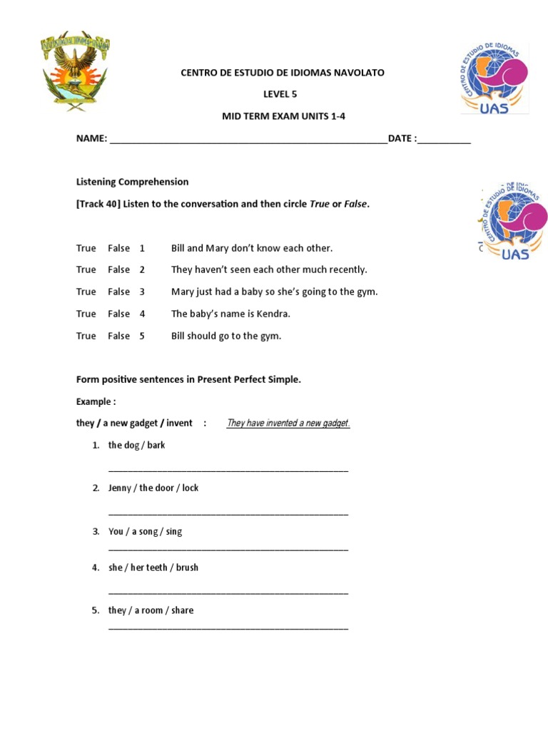 Midterm Exam Review for Level 5 Chinese | PDF | Language Arts & Discipline