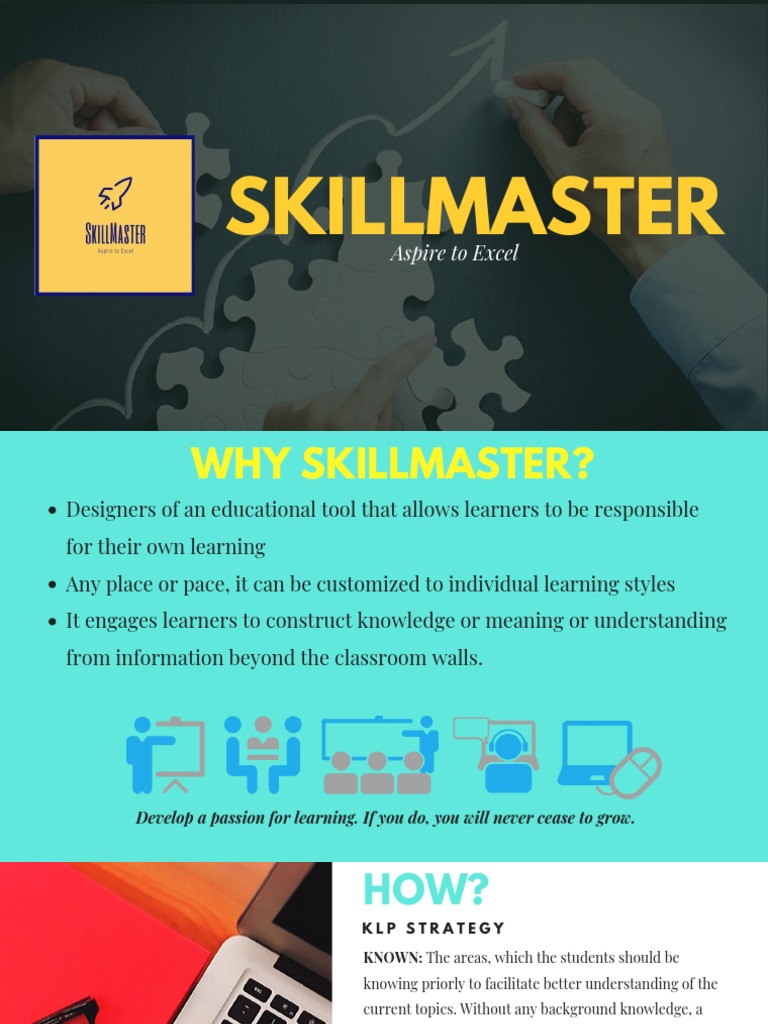 SkillMaster: Empowering Modern Learners | PDF | Teachers | World Wide Web