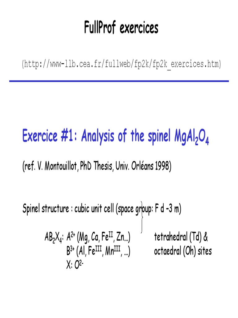 Spinel MgAl O | PDF | Mineralogy | Crystallography