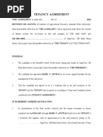 TENANCY Agreement Kenya | PDF | Leasehold Estate | Arbitral Tribunal
