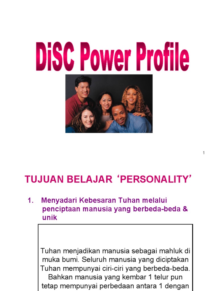Modul Belajar DISC Power Profiling | PDF