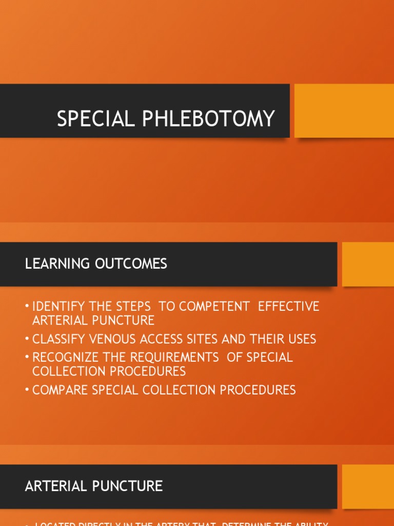 Phlebotomy & Blood Collection Guide | PDF | Blood Donation | Diabetes