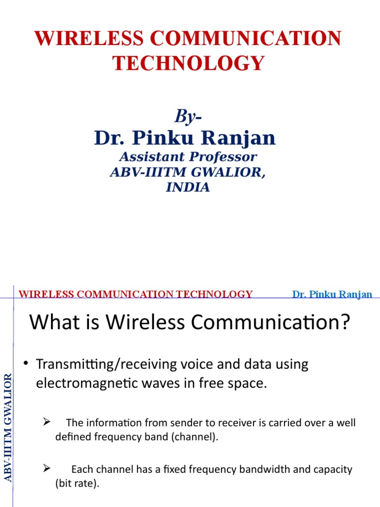 1 Wireless Communication | PDF | Cellular Network | Radio