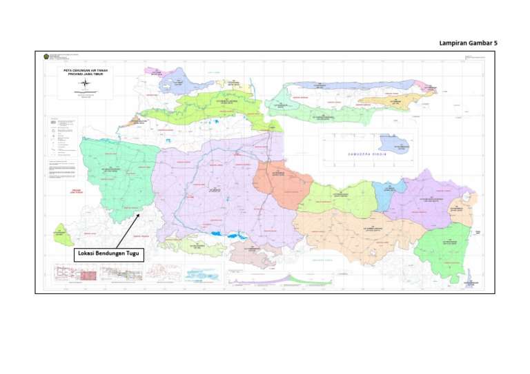 Gambar 5. Peta Cekungan Air Tanah Propinsi Jawa Timur | PDF