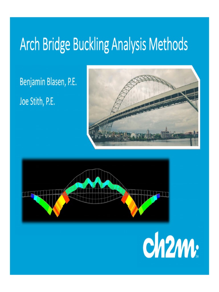 ArchBridgeBuckling PDF | PDF | Buckling | Bridge