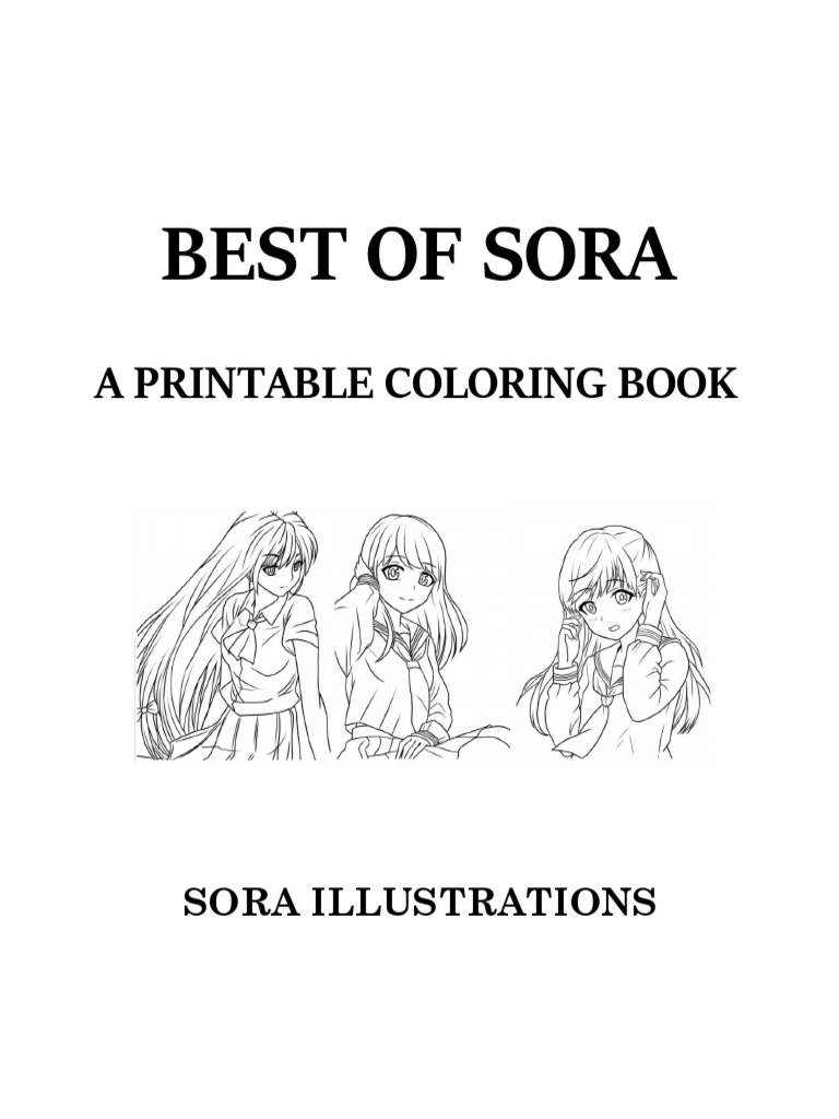 Free Sora Coloring Book | PDF | Media | Books