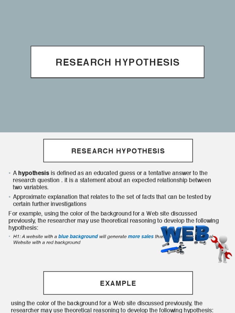 Research Hypothesis & Types | PDF | Hypothesis | Theory