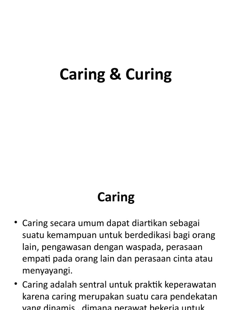 Caring & Curing | PDF